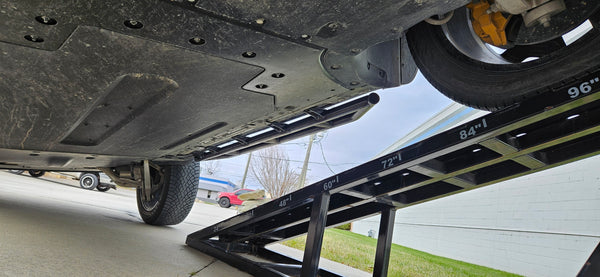 GOAT Rivian R1S Step Sliders - GOAT Fabrication